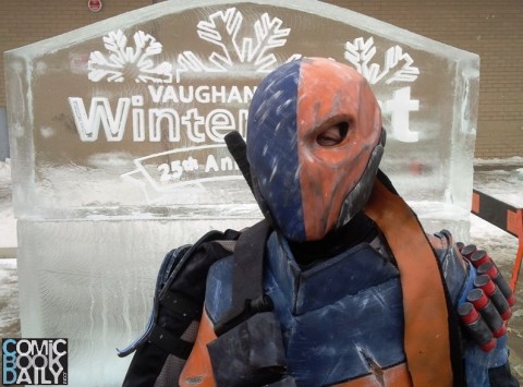Superheroes attend Vaughan Winterfest • Comic Book Daily