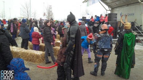 Superheroes attend Vaughan Winterfest • Comic Book Daily