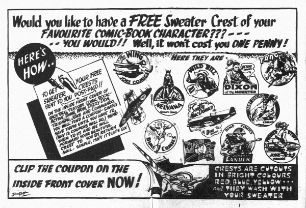 WECA Ephemera: Crests, Transfers, and Paint Books! • Comic Book Daily