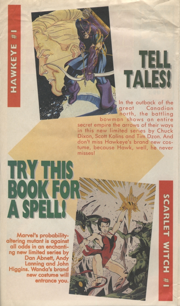 Time Capsule: Marvel Spotlight November 1993 • Comic Book Daily