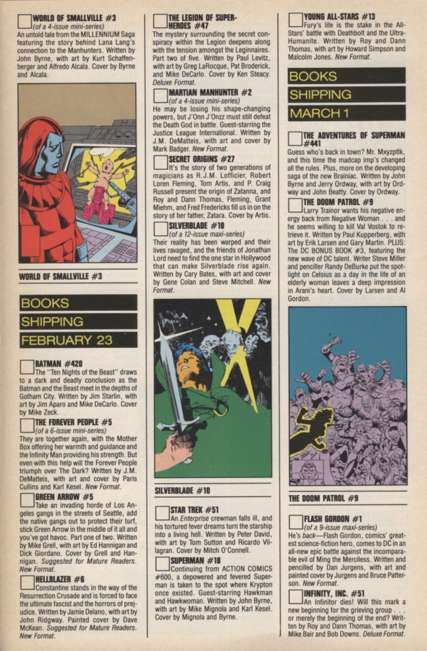 Time Capsule: DC Direct Currents 1, January 1988 • Comic Book Daily
