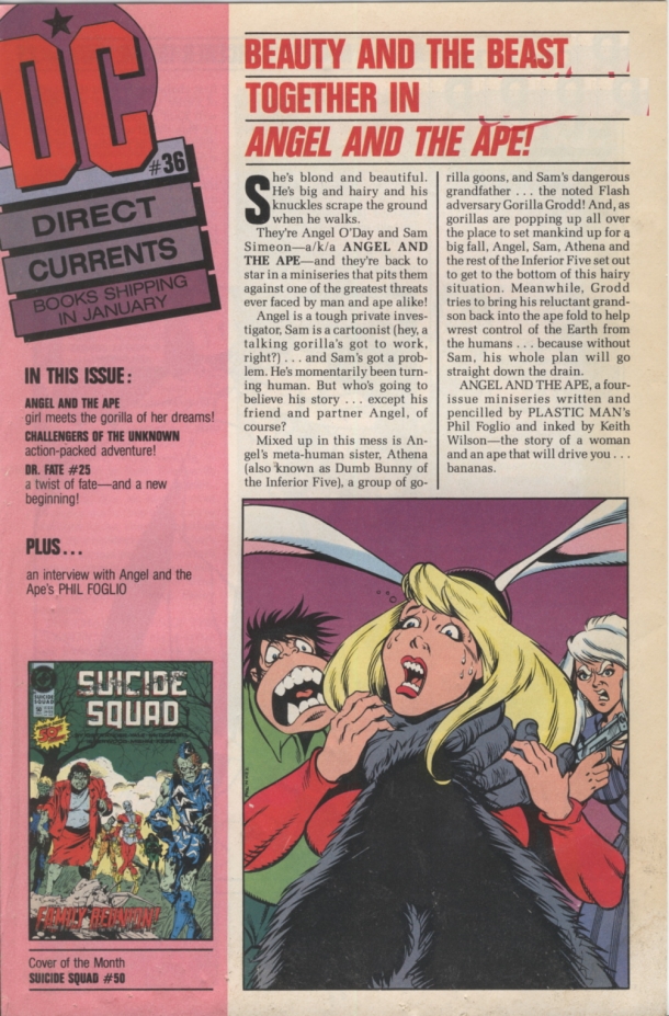 Time Capsule: DC Direct Currents 36 January 1991 • Comic Book Daily