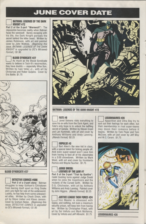 Time Capsule: DC Direct Currents 87 June 1995 • Comic Book Daily