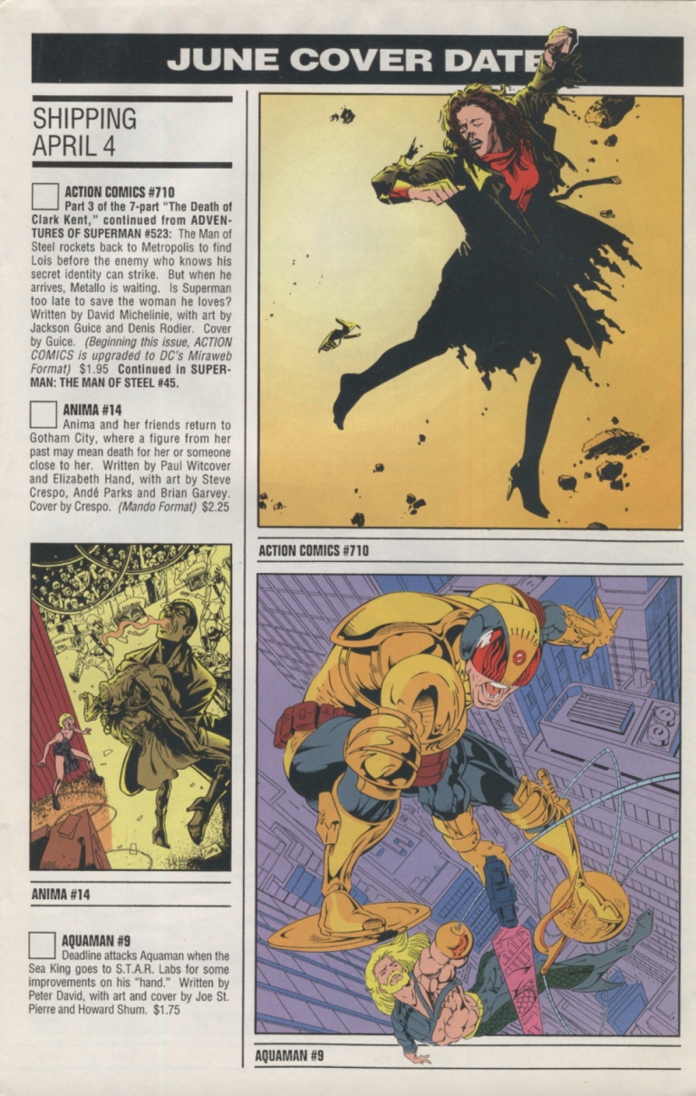 Time Capsule: DC Direct Currents 87 June 1995 • Comic Book Daily