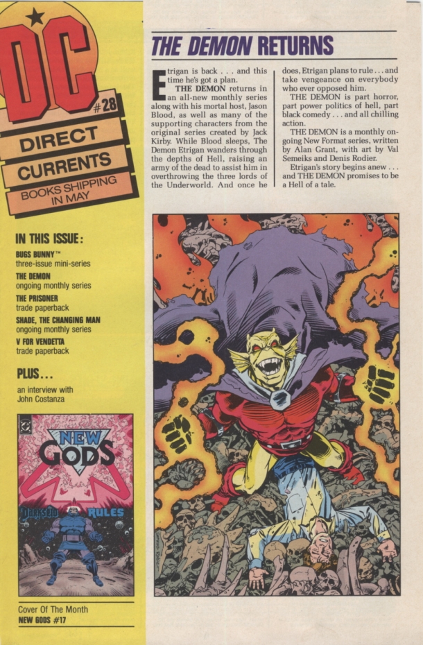 Time Capsule: DC Direct Currents 28 April 1990 • Comic Book Daily