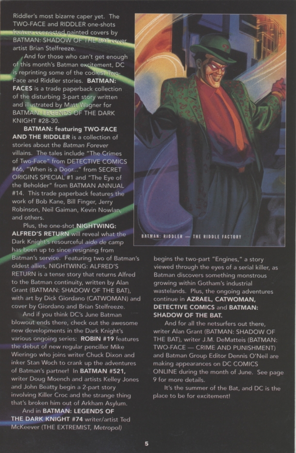 Time Capsule: DC Direct Currents 89 August 1995 • Comic Book Daily