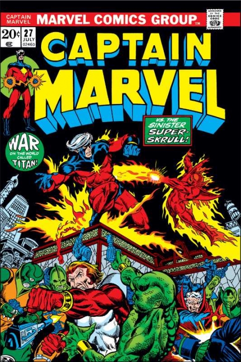 Captain Marvel 25-34: The First Match with Thanos • Comic Book Daily