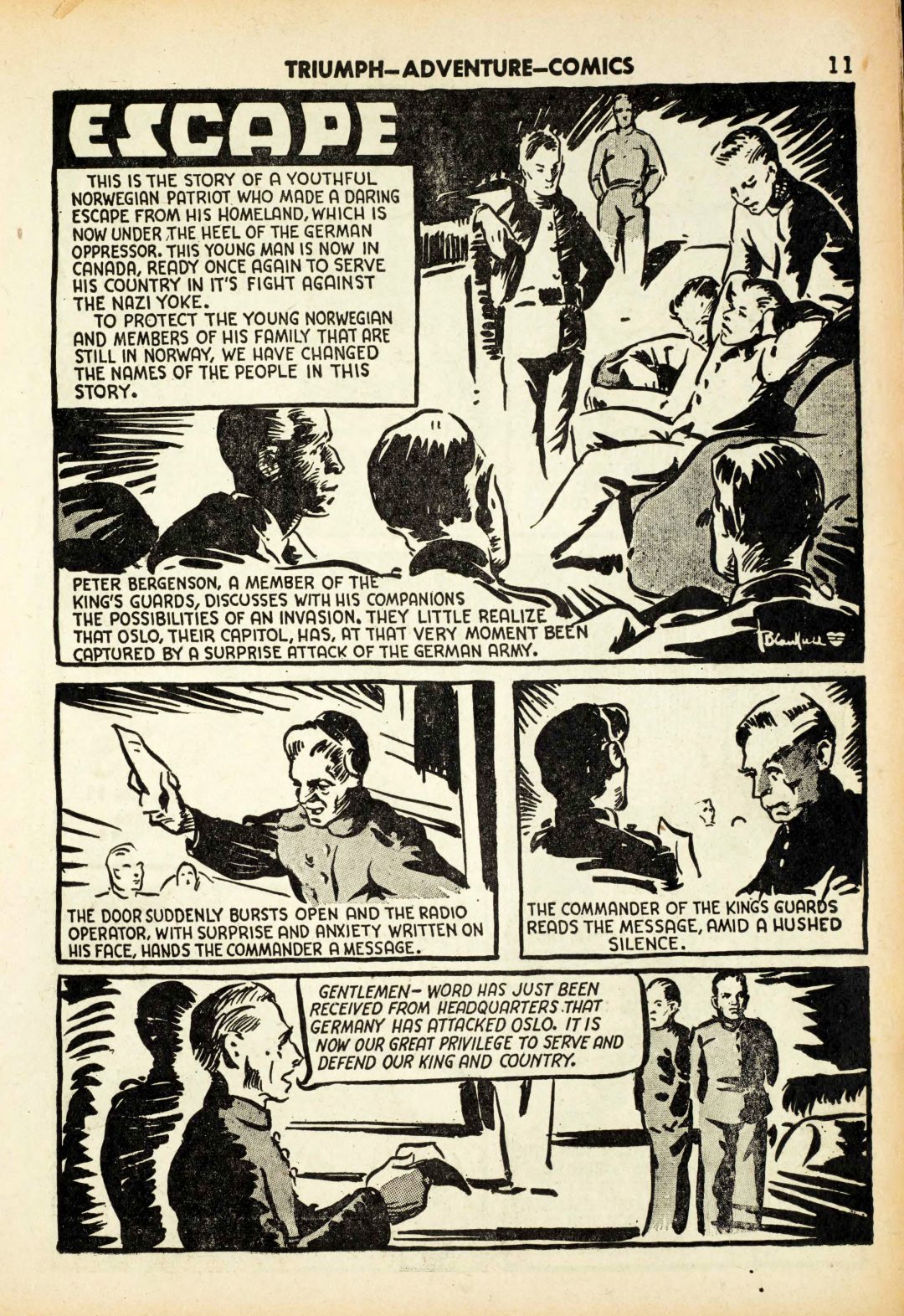 Triumph-Adventure Comics • Comic Book Daily