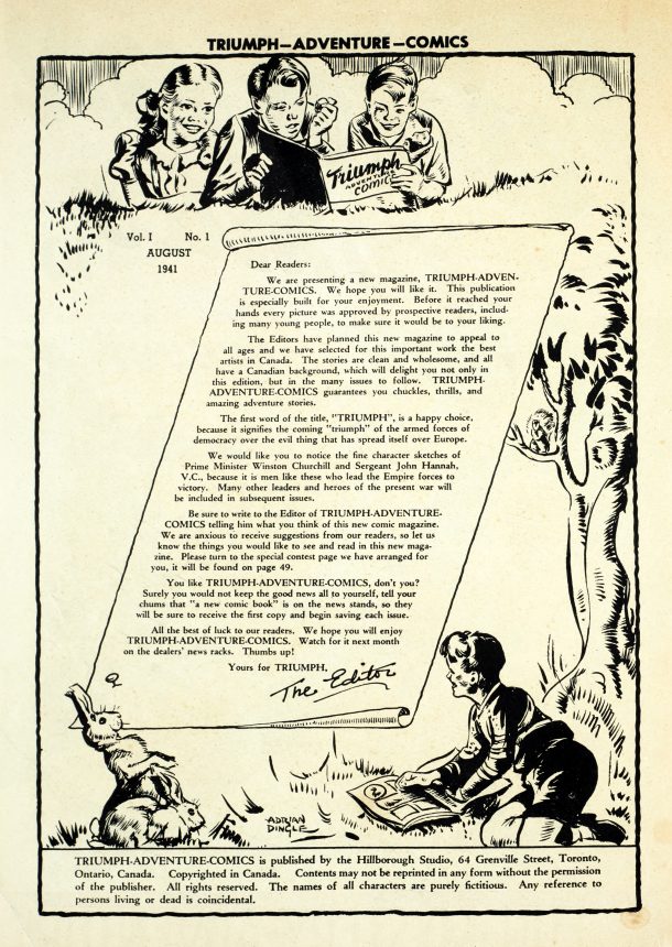 Triumph-Adventure Comics • Comic Book Daily