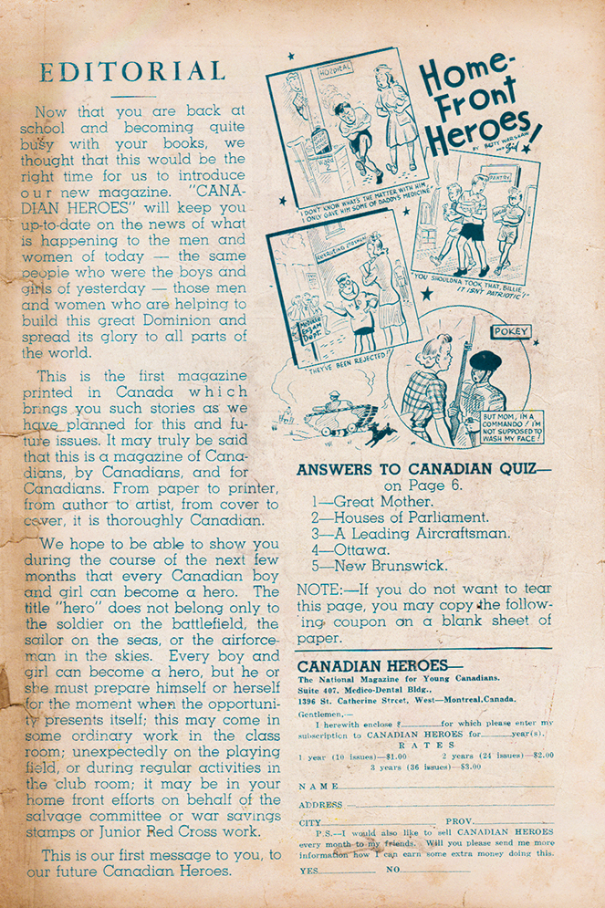 Canadian War Time Comics: An Early Kids Social Network • Comic Book Daily