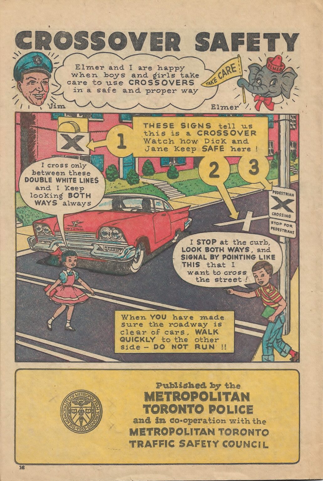 Cartoon Charlie and Elmer the Safety Elephant • Comic Book Daily